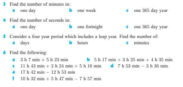 8C2MAT24: Time units and conversions | MHOL